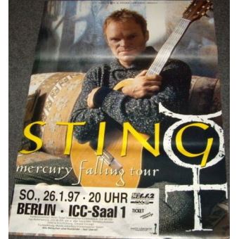 Sting - 60x84 cm - AFFICHE / POSTER - Achat & prix | fnac