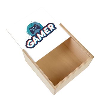 Boite Coffret en Bois - Fabulous - Gamer (11 x 11 x 3,5 cm) - Boîte de ...