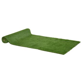 Gazon synthétique artificiel moquette extérieure dim. 4L x 1l m herbes ...