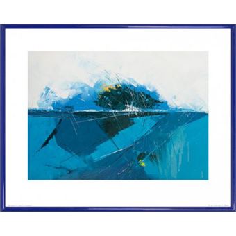 Poster Reproduction Encadré: Simon Howden - Blue Copse (40x50 cm ...
