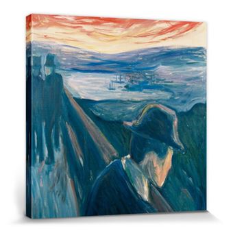 Edvard Munch Poster Reproduction Sur Toile, Tendue Sur Châssis - Le ...