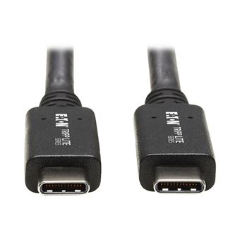 Tripp Lite USB C Cable USB 3.1 Gen 2, 5A Rating 10Gbps M/M USB Type C ...