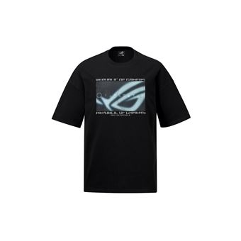 Asus T-Shirt ROG Cosmic Wave - Taille XL - Noir - Coupe Regular - T ...