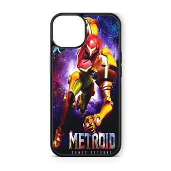 Coque Fifrelin rigide noire pour iPhone 14 - Metroid Prime Samus ...