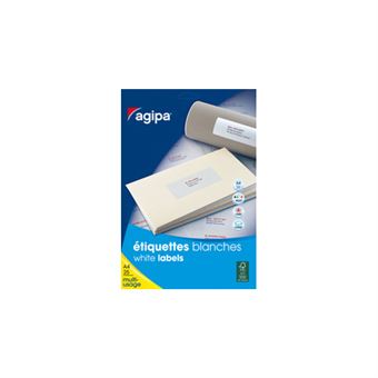 agipa Etiquette multi-usage, 210 x 297 mm, blanc - Autres accessoires ...