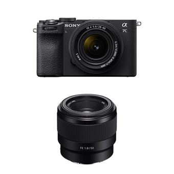 ALPHA 7C II Noir + Objectif FE 28-60mm f/4-5.6 + FE 50mm f/1.8 ...