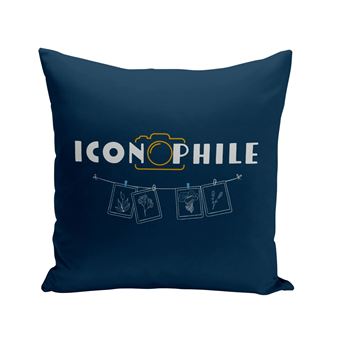 Fabulous Housse de coussin bleu Iconophile [40x40 cm] - Achat & prix | fnac
