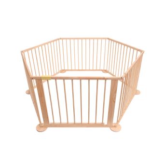 Bc-elec - 5664-0018YLB Parc bébé hexagonal modulable en bois 5.4m, 6 ...