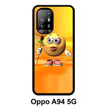 -20% sur Coque My-Kase pour oppo A94 5G - smiley rose - Silicone - Noir ...