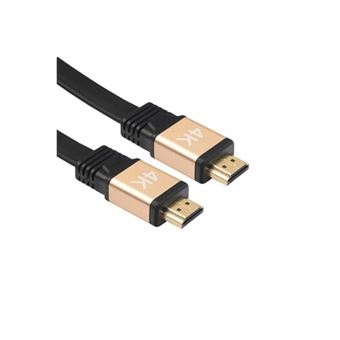 Cable hdmi plat 4k male 5m pour tv thomson gold 3d full hd television ...