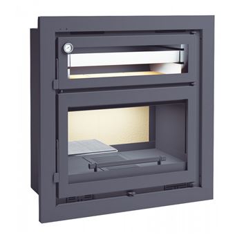 FM Insert de cheminée avec four IT-180 H 12,8kW - Cheminées poêles ...