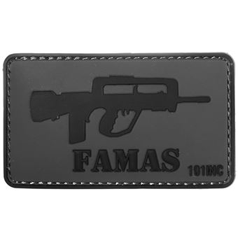 Patch écusson 3d pvc scratch Famas gris - Pins et badges - Achat & prix ...