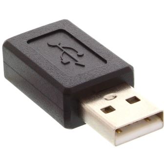 InLine - Adaptateur USB - mini USB type B (F) pour USB (M) - Câbles USB ...