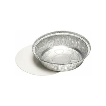 PAPSTAR Coupelle en aluminium rond, avec couvercle, 700 ml ...