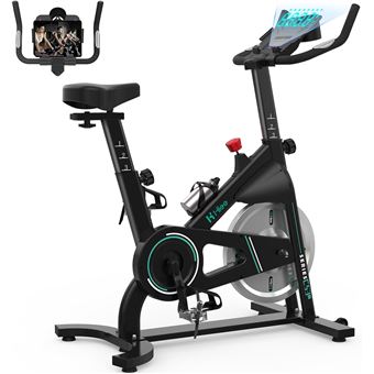 Vélo d'appartement Hiee, Poids de La Roue d'inertie 15 kg Avec Écran ...