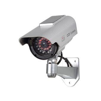 caméra factice extérieure avec leds ir et panneau solaire - Équipements ...