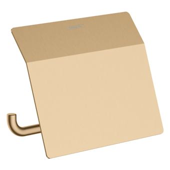 HANSGROHE Porte-papier WC avec couvercle bronze brossé AddStoris ...