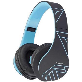 -8€ sur Casque Bluetooth, PowerLocus P2 Bleu/Noir - Casque audio ...