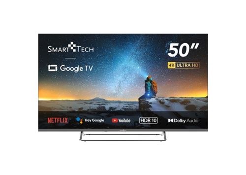 Smart Tech TV 4K UHD 50 (127cm) 50UG02V, Smart TV Google TV, HDMI, USB ...