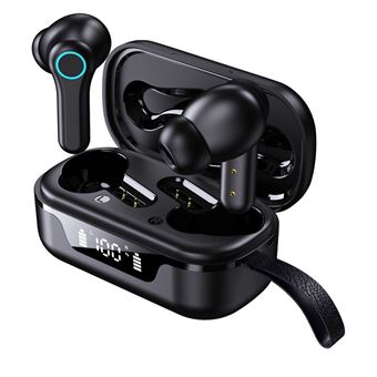 Ecouteurs sans fil Bluetooth Kinganda YYK-ANC Pro Noir - Réduction de bruit, autonomie de 90 ...