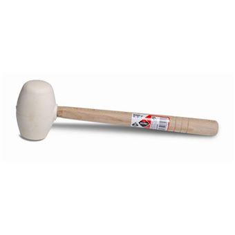 Maillet caoutchouc Blanc pointe ronde 250 g RUBI - 66905 - Marteaux ...