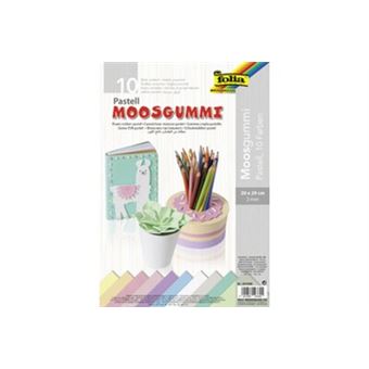 Folia folia gommette en mousse pastel, non autocollant 10 feuilles noir ...