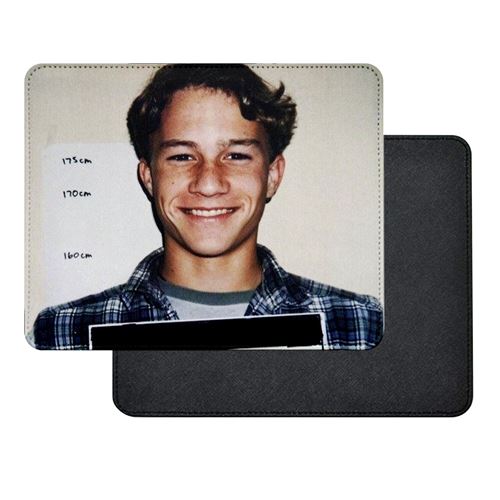 Fabulous Tapis de souris Simili Cuir Heath Ledger Acteur Joker MugShot ...