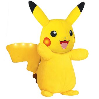 Pokemon Plush, Power Action Interactive Pikachu - Comes with Movement ...