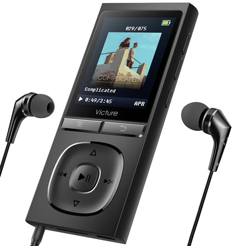 Victure Lecteur MP3 8Go 100 heures en Veille Lecteur Musique Portable ...