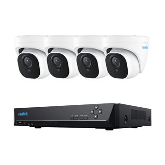 Reolink Kit Vidéo Surveillance avec 5MP 4X Caméra IP PoE et 8CH 2To NVR, Détection Personne ...