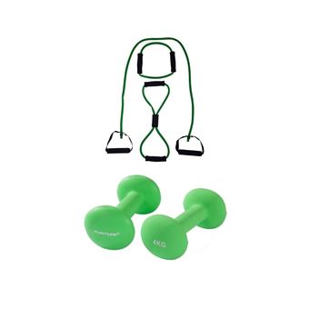 Tunturi - Ensemble de fitness - Haltères 2 x 4kg Néoprène & Set ...