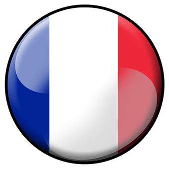 drapeau Français rond - 5cm - Sticker/autocollant - Autocollant et ...
