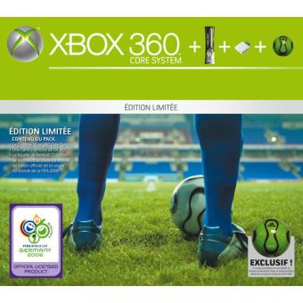 Microsoft Xbox 360 Core System Coupe du Monde FIFA 2006 - Edition ...