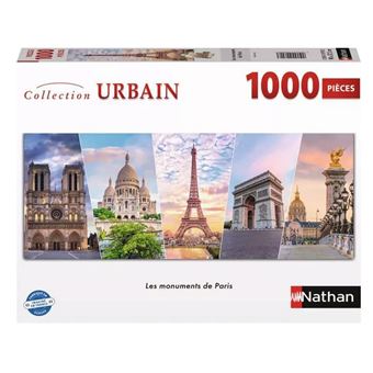 1000p puzzle Les monuments de Paris - Puzzle - Achat & prix | fnac