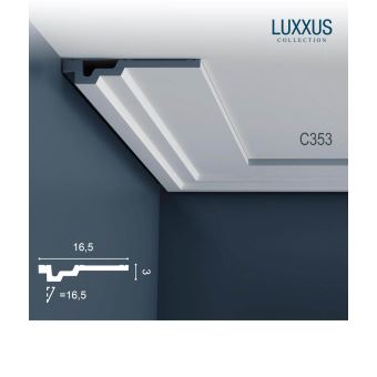Corniche Moulure Cimaise Orac Decor C353 LUXXUS Décoration de stuc ...