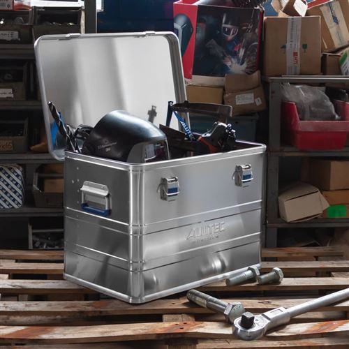 ALUTEC Boîte de rangement en aluminium COMFORT 6 L - Rangement de l ...