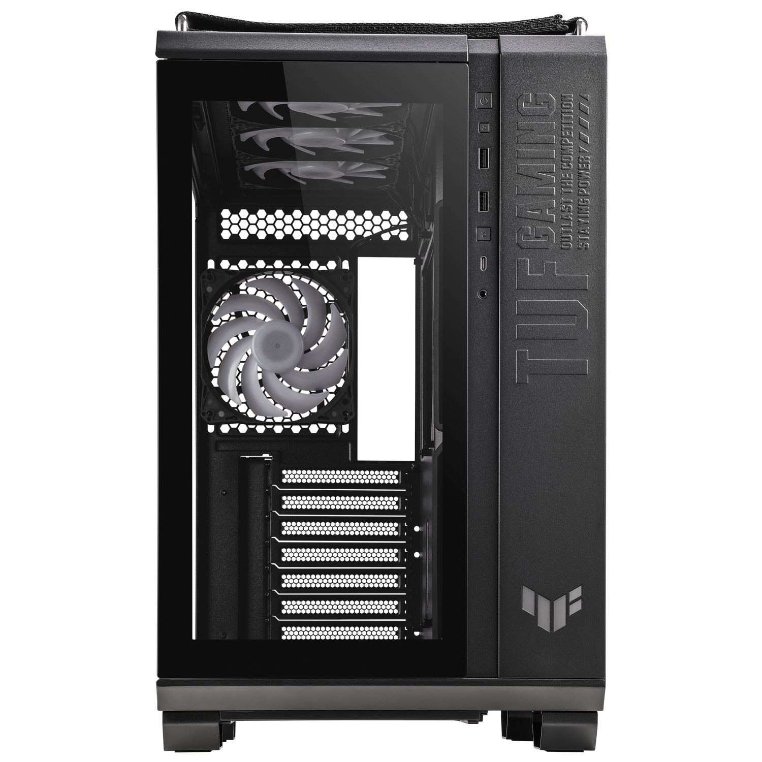 Boîtier PC ASUS TUF Gaming GT502 PLUS moyen tour noir avec panneau ...
