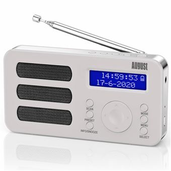 Radio Portable Digitale FM Dab RNT – August MB225 – Petit Poste Radio ...