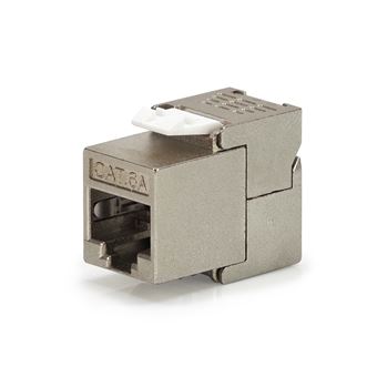 Embase RJ45 Cat6a FTP courte keystone sans outil métal 10 Gbps ...