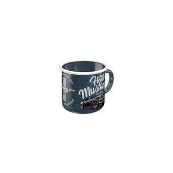 Nostalgic Art - Mug publicitaire en métal émaillé 360 ml Ford Mustang ...