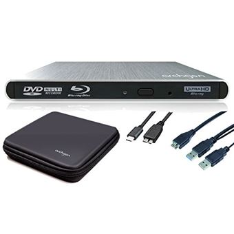 Archgon Externe 4K-UHD Player Blu-ray burner USB 3.0 USB-C BDXL Stream ...