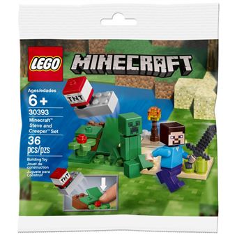 LEGO® Minecraft™ 30393 Minecraft Steve and Creeper Set - Lego - Achat ...