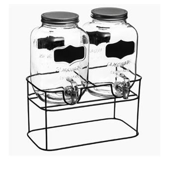 double distributeur á boisson 2x4l avec base - jja 145864 - Platerie et ...