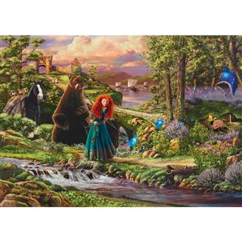 Puzzle 1000 pièces : Disney - Brave Merida - Thomas Kinkade - Puzzle ...