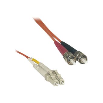 MCL - Câble réseau - ST multi-mode (M) pour LC multi-mode (M) - 2 m - 2 ...