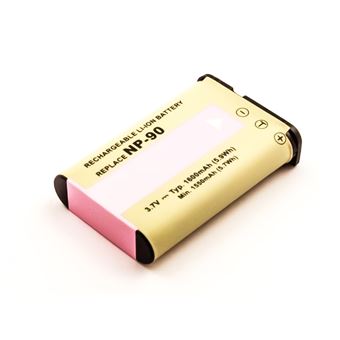 Batterie compatible CAS NP-90, Li-ion, 3,7V, 1600mAh, 5,9Wh - Batterie ...