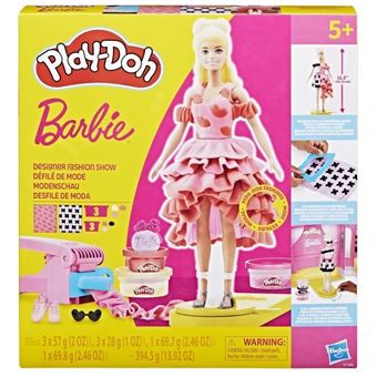 Play-Doh Barbie Défilé de mode, coffret de pâte à modeler, dès 5 ans ...