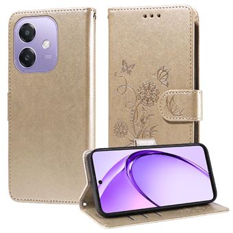 Flip Étui Pour OPPO A5x 5G/4G Flip Fleur Fentes à cartes Cuir GANGXUN ...