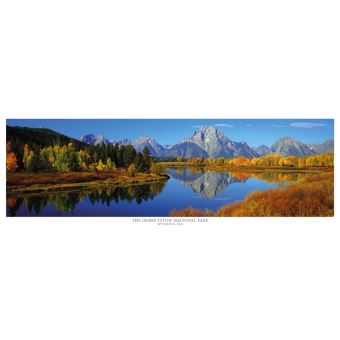 TETON RANGE PARK - USA - 33x95 cm - AFFICHE / POSTER - Achat & prix | fnac