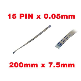 KALEA-INFORMATIQUE Nappe Ruban ZIF FPC 15 fils AWM, pas 0.5mm longueur ...